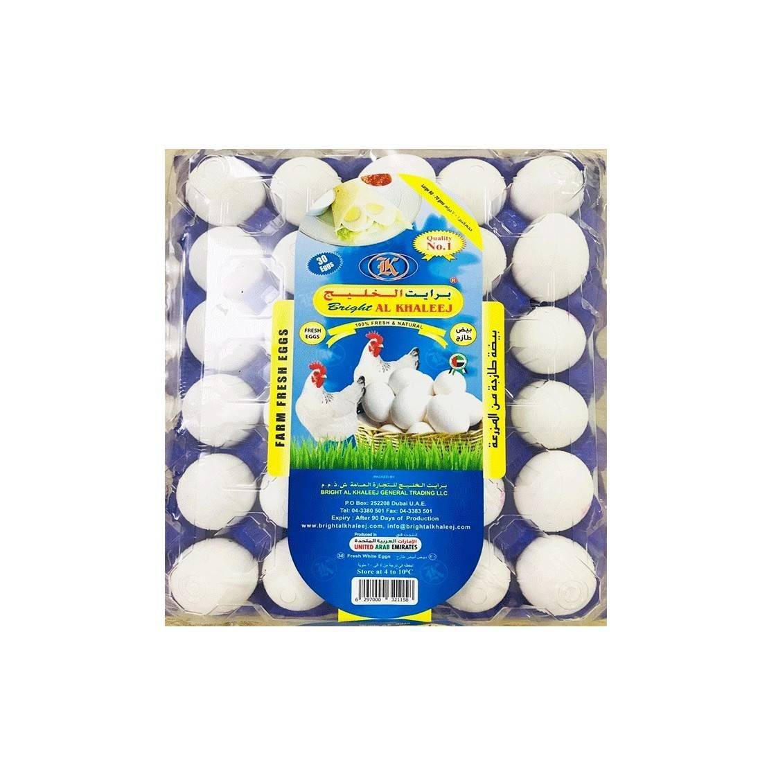 DAIRY PRODUCTS :: Al Khaleej Eggs White Large x Pack of 30